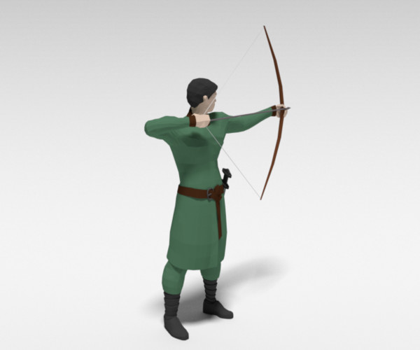 ArtStation - Low Poly Archer | Resources
