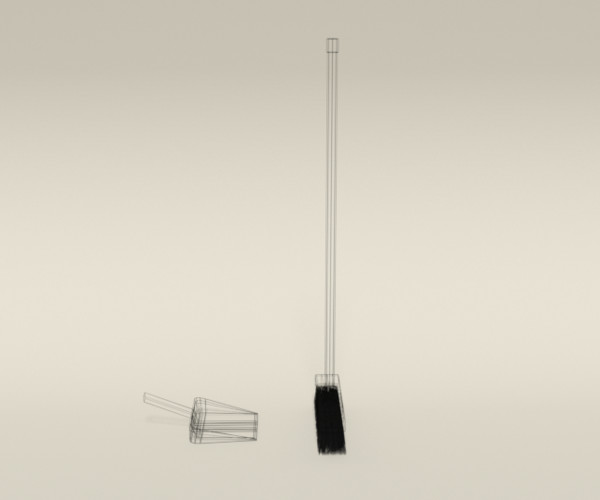 ArtStation - Low Poly Cartoon Broom and Dustpan | Resources