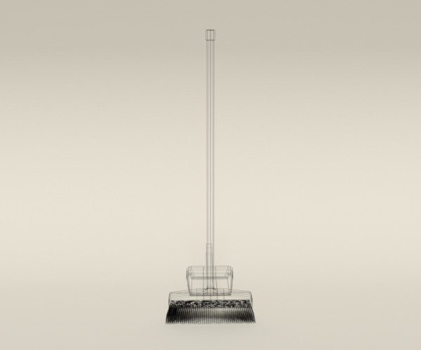 ArtStation - Low Poly Cartoon Broom and Dustpan | Resources