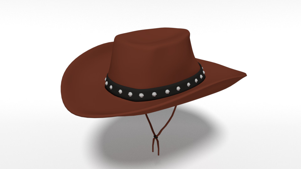 ArtStation - Cartoon Cowboy Hat | Resources