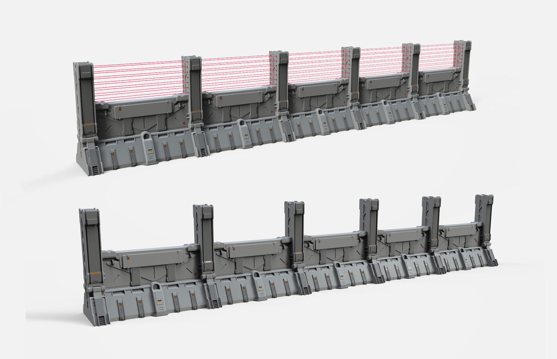 ArtStation - sci-fi Wall 2 | Resources