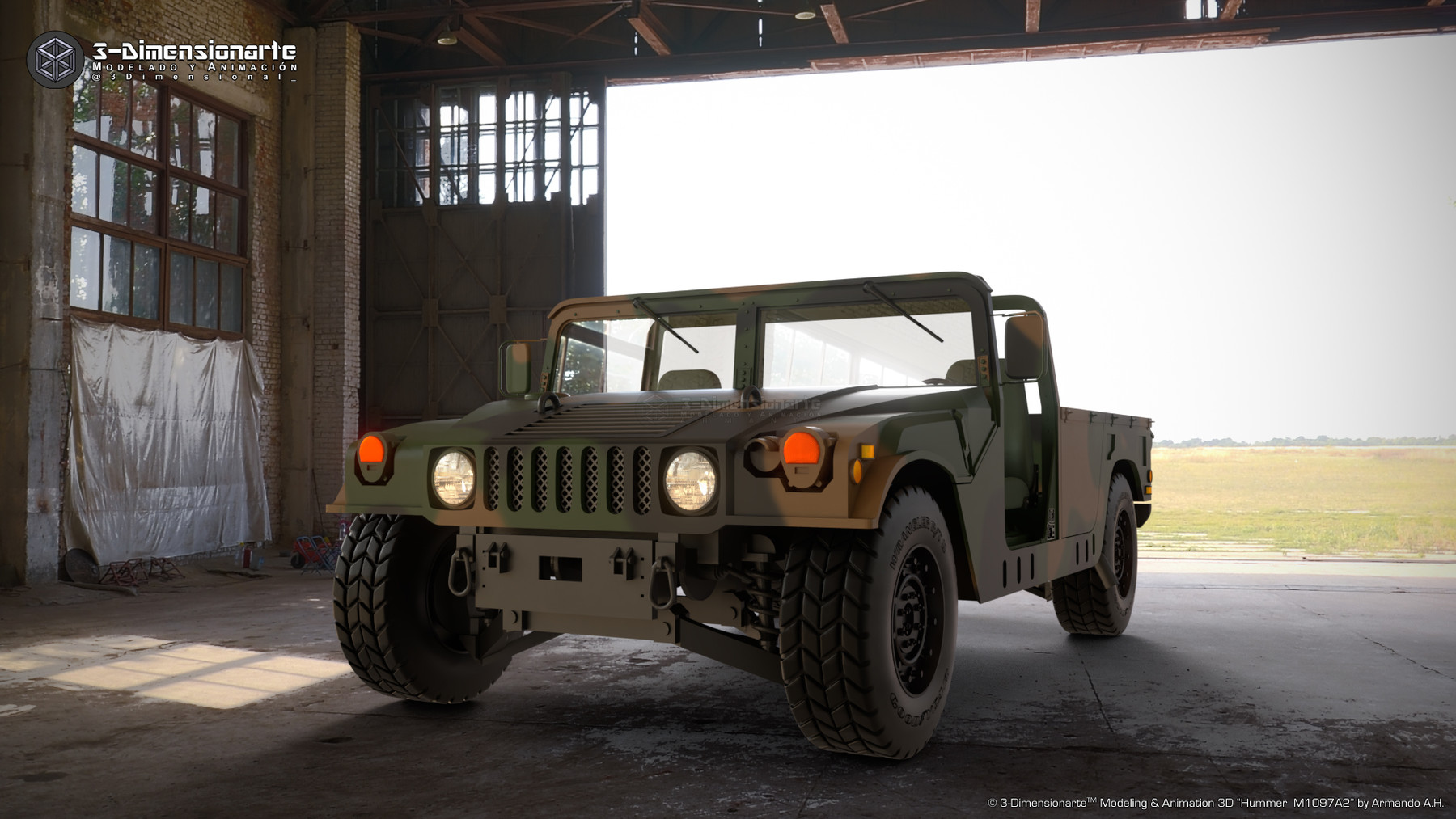 ArtStation - Humvee M1097A2 | Resources