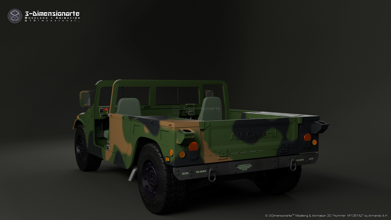 ArtStation - Humvee M1097A2 | Resources