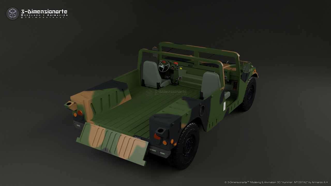 ArtStation - Humvee M1097A2 | Resources