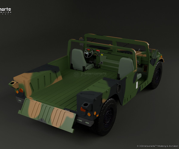 ArtStation - Humvee M1097A2 | Resources
