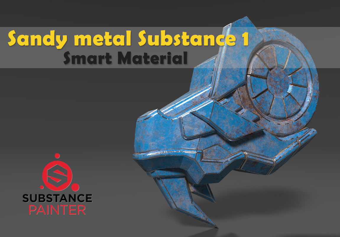 ArtStation - Sandy metal Substance Smart Material | Resources