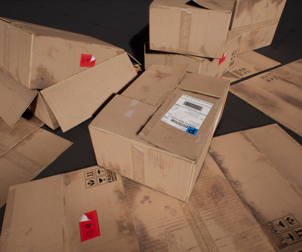 ArtStation - High Quality Cardboard Box | Resources