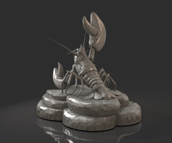 ArtStation - Lobster ready for 3D Print | Resources