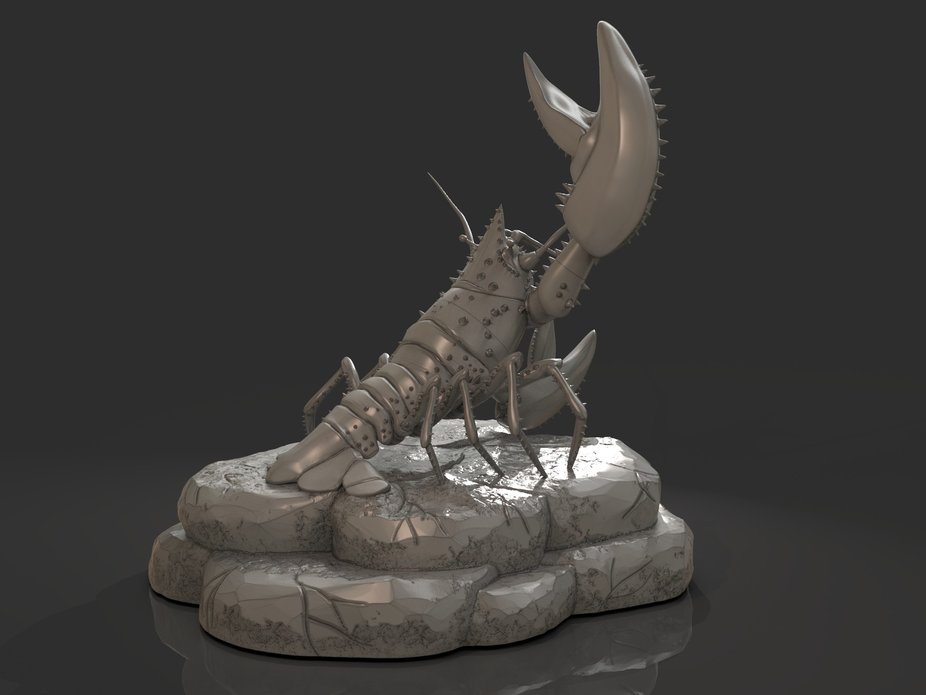 ArtStation - Lobster ready for 3D Print | Resources