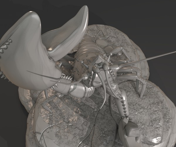 ArtStation - Lobster ready for 3D Print | Resources