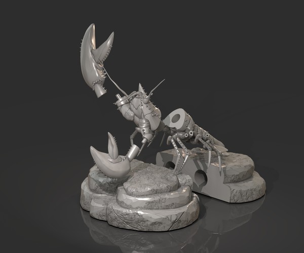 ArtStation - Lobster ready for 3D Print | Resources