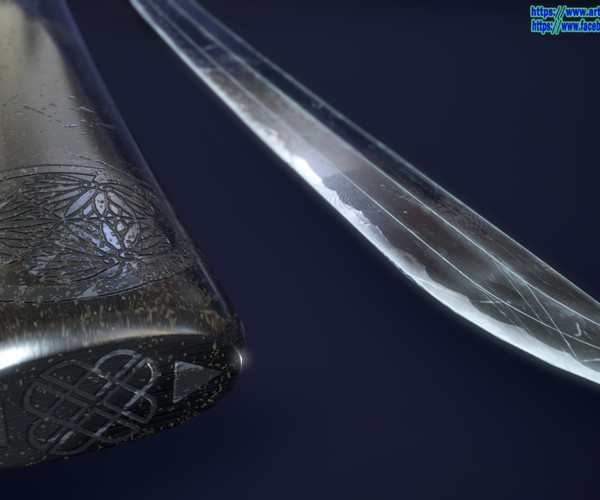 ArtStation - katana samurai sword | Resources