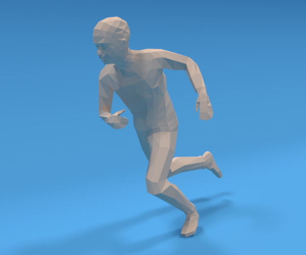 ArtStation - Low Poly Kid Running | Resources