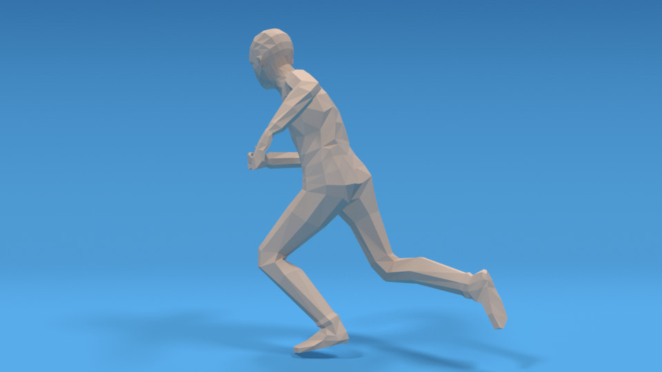 ArtStation - Low Poly Kid Running | Resources