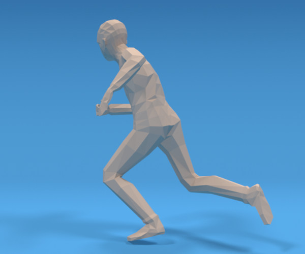 ArtStation - Low Poly Kid Running | Resources