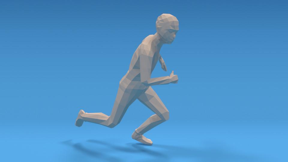 ArtStation - Low Poly Kid Running | Resources