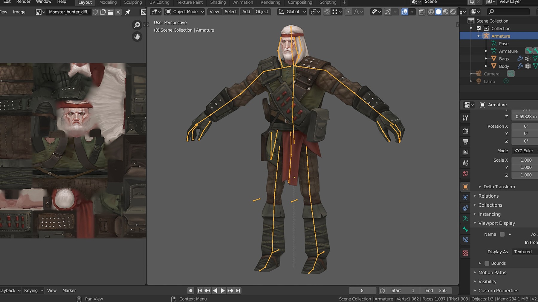 ArtStation - Low Poly Monster Hunter | Game Assets