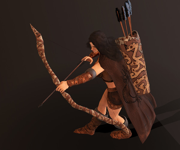 ArtStation - Archer Girl | Game Assets