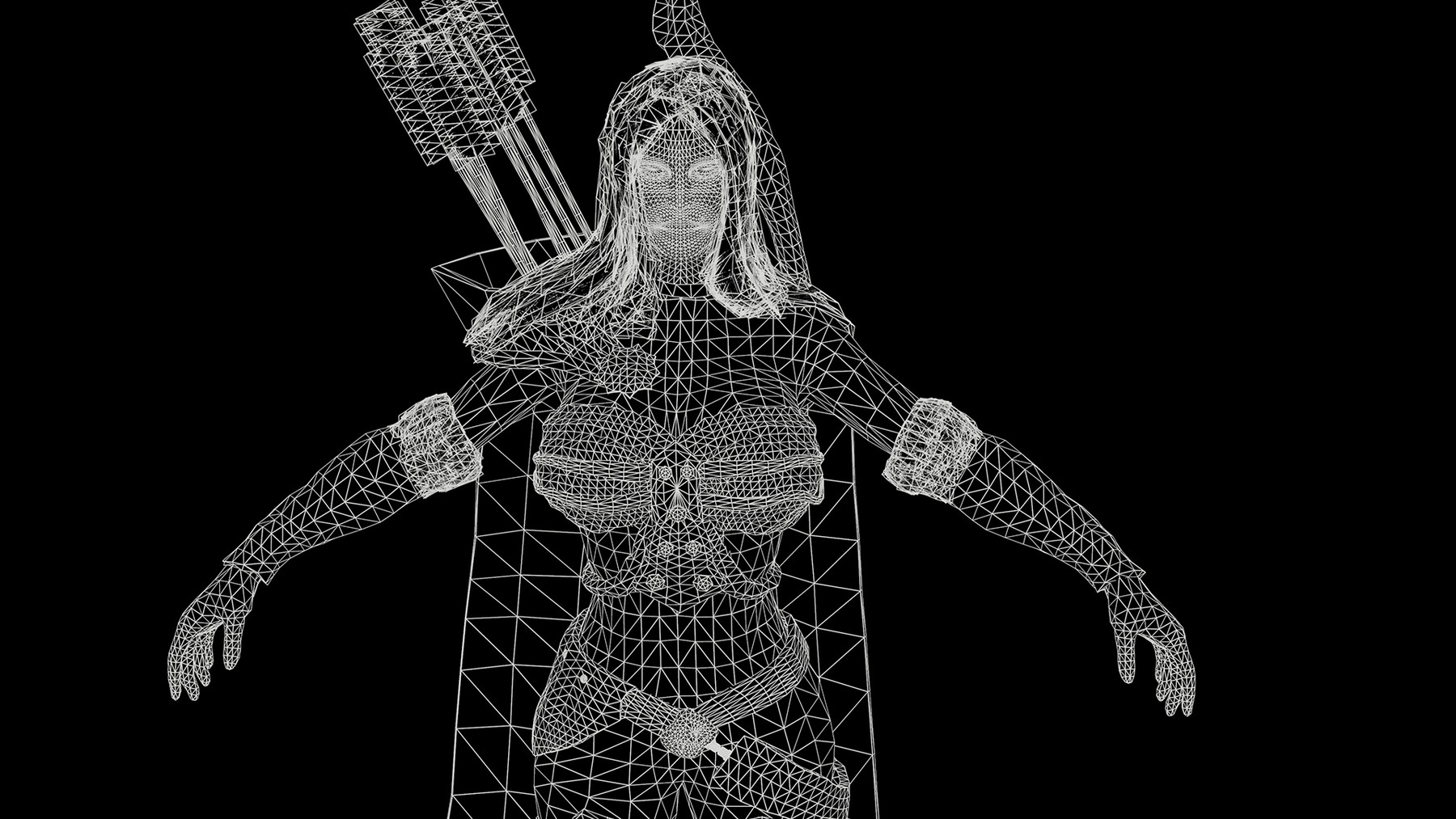 ArtStation - Archer Girl | Game Assets