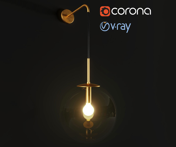 ArtStation - Wall light 01 | Resources