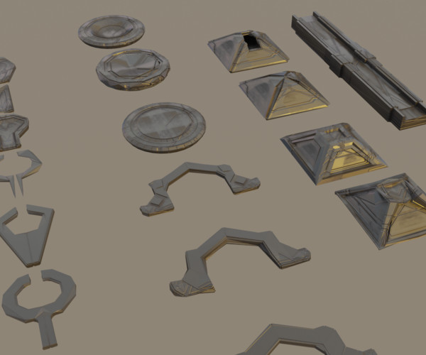 ArtStation - Scifi Modules 3D Kit & Tutorial | Resources