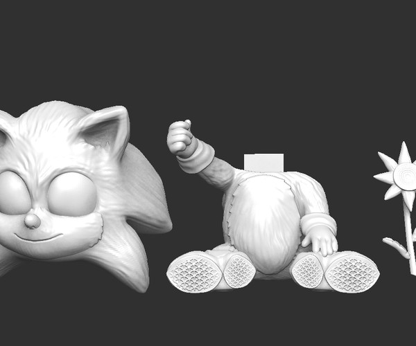 ArtStation - Baby Sonic SONIC THE MOVIE | Resources
