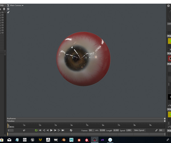 ArtStation - Realistic eyes for games + editable in Substance Painter ...