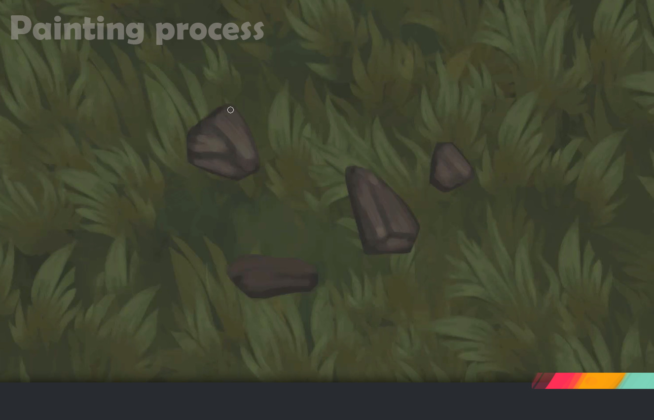 ArtStation - Hand painted grass texture 01 | Tutorials