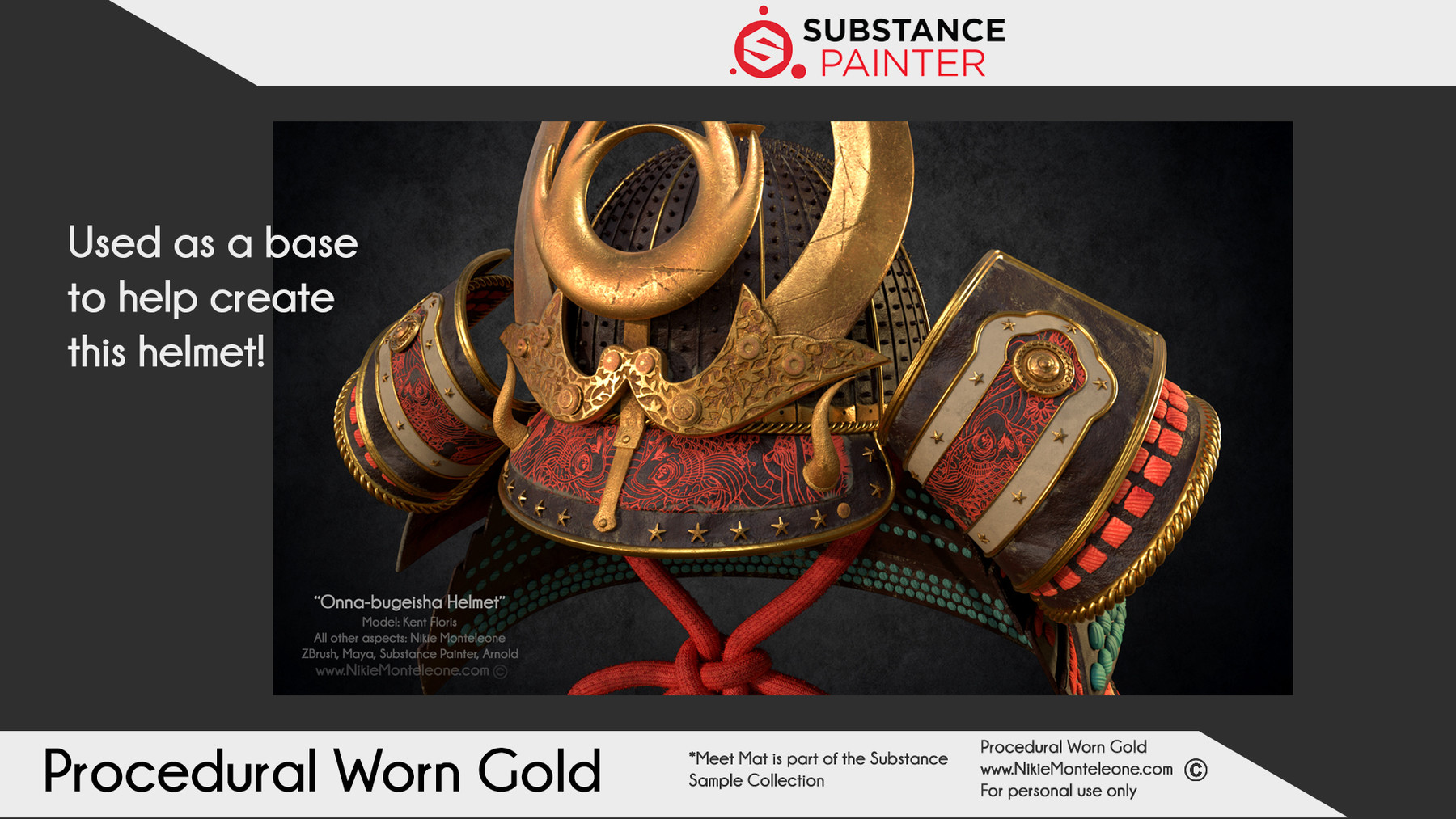 ArtStation - Procedural Gold Worn Shader for Substance Painter | Resources