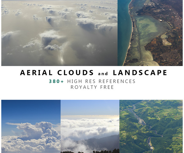 ArtStation - Aerial CLOUDS and LANDSCAPES Texture PACK | Resources