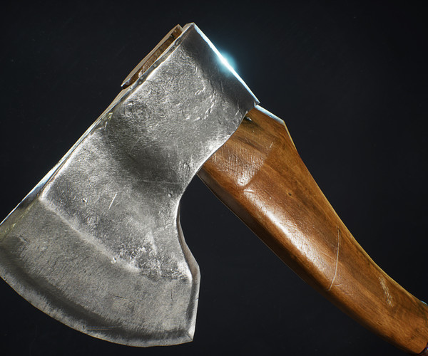 ArtStation - Game-ready Forest Axe Prop | Game Assets