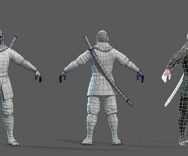 ArtStation - Ninja | Game Assets