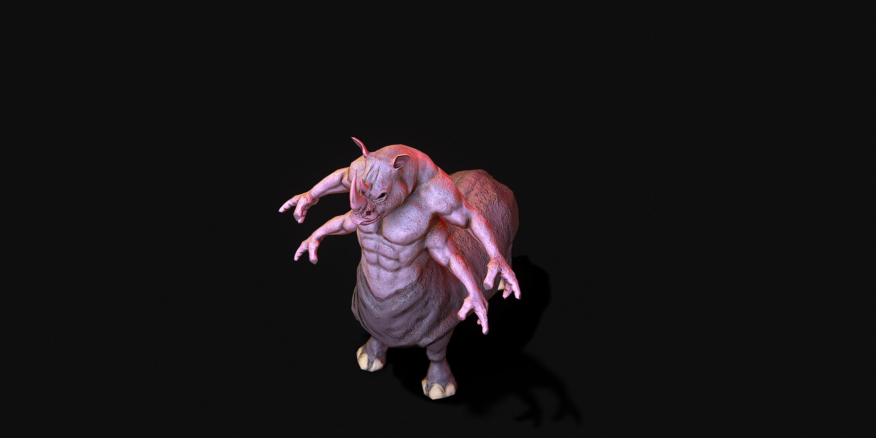 ArtStation - Warrior Rhino | Game Assets