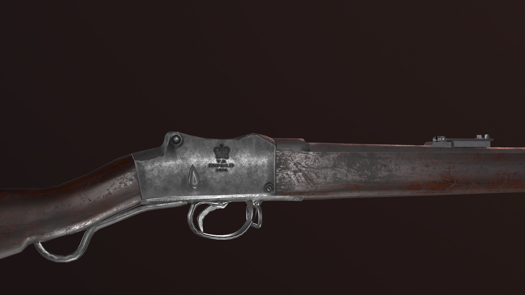 ArtStation - Enfield Martini Henry Rifle Game Ready Model | Resources