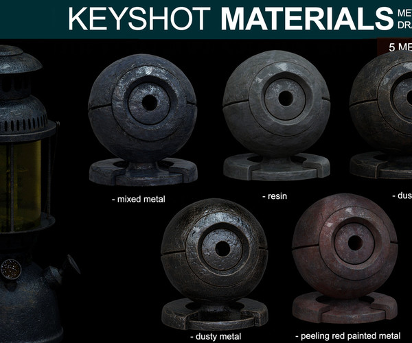 ArtStation - Metal Materials for Keyshot (Part 3) | Resources