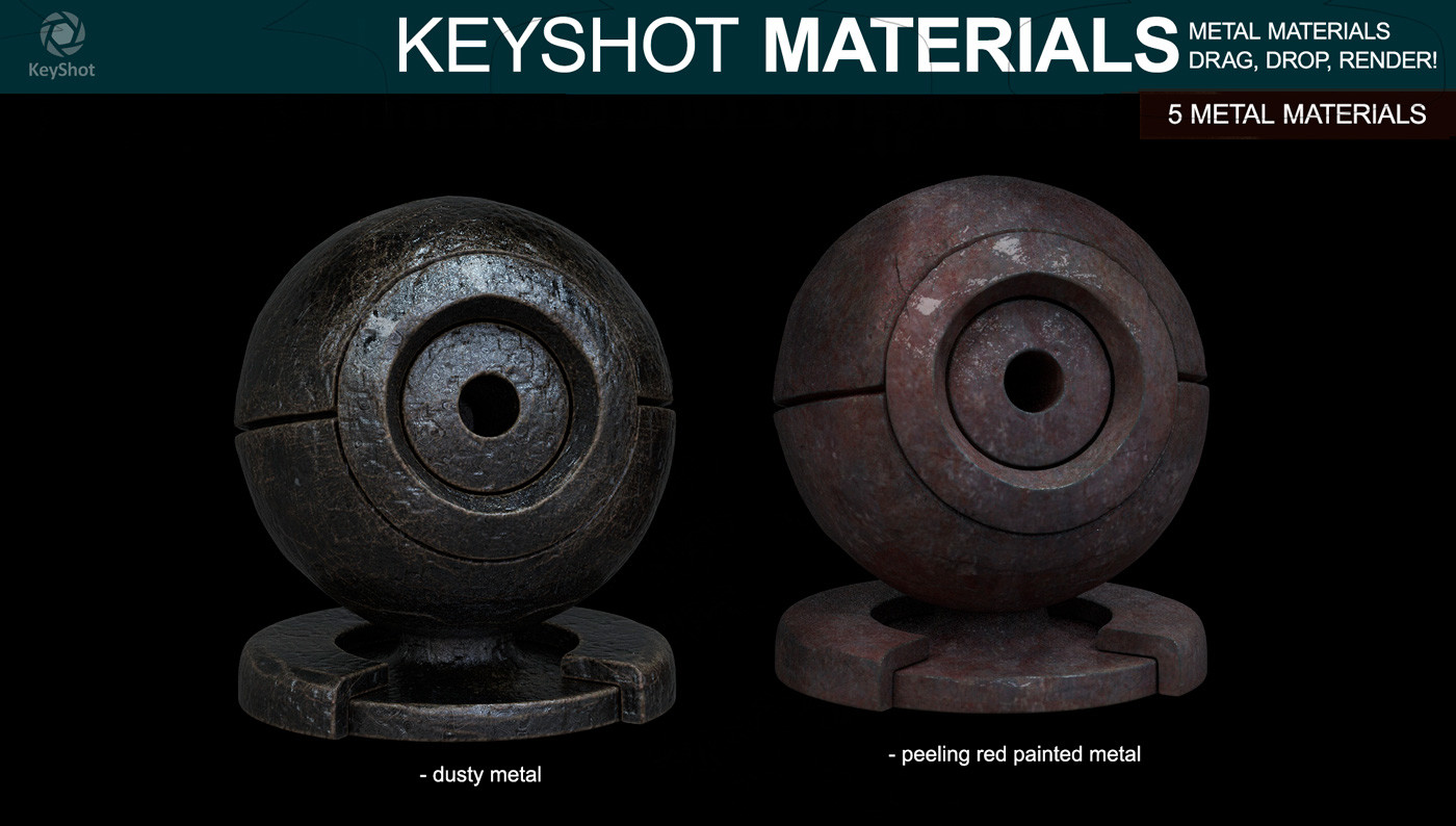 ArtStation - Metal Materials for Keyshot (Part 3) | Resources
