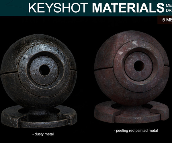 ArtStation - Metal Materials for Keyshot (Part 3) | Resources