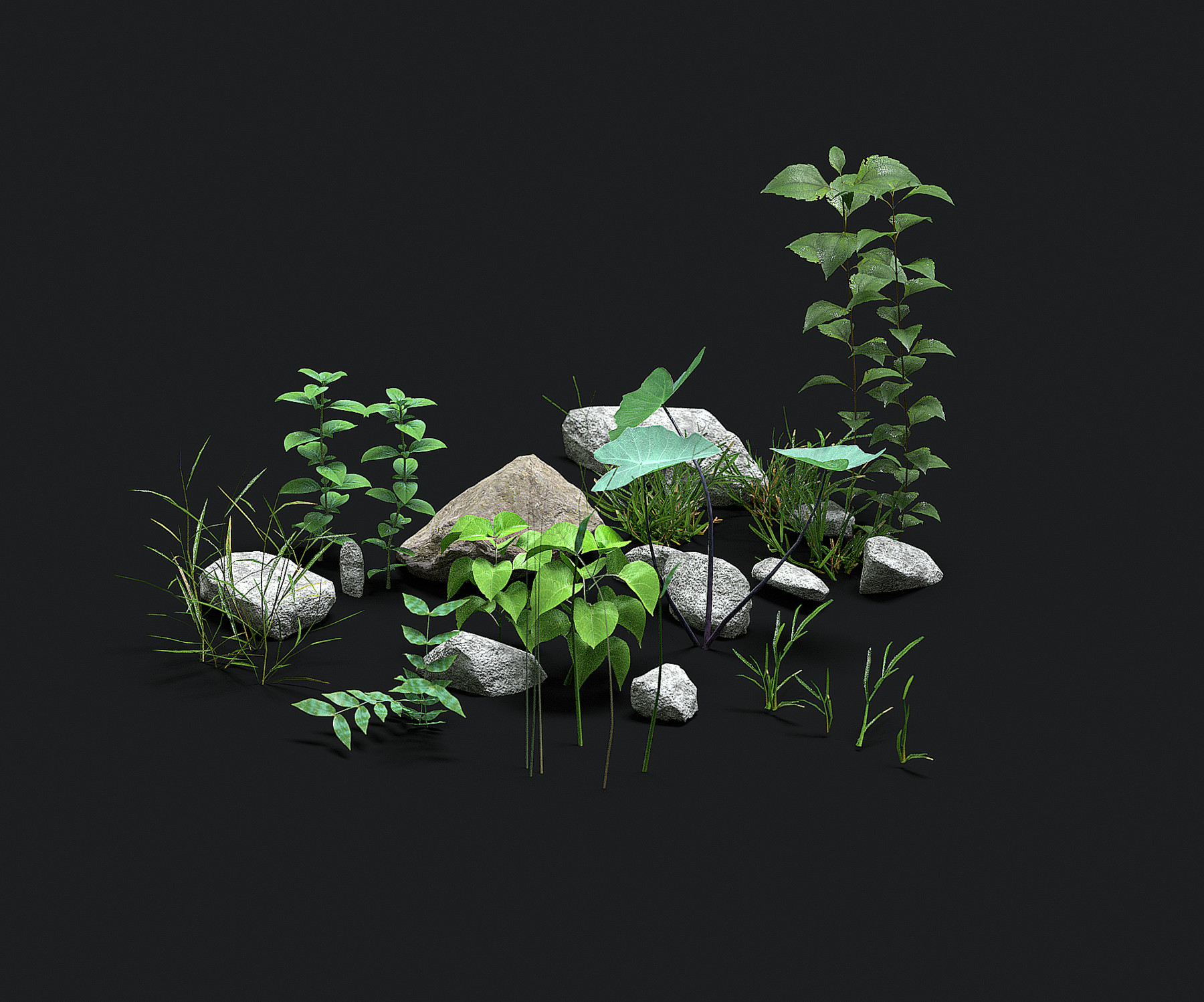 ArtStation - Nature asset packVol_01 | Resources