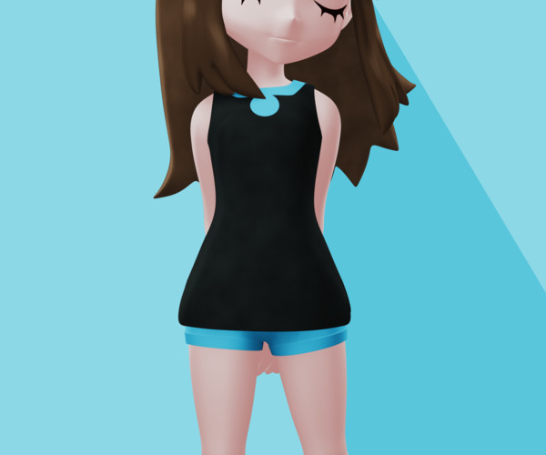 ArtStation - (Pokemon)-Green Trainer Blender rig | Resources