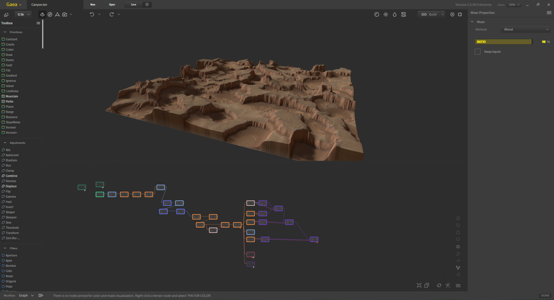 ArtStation - Gaea Terrain - Canyon | Resources
