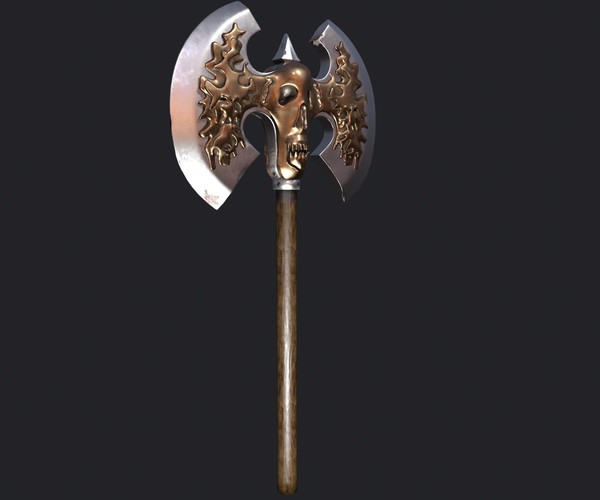 ArtStation - Ancient battle axe | Game Assets