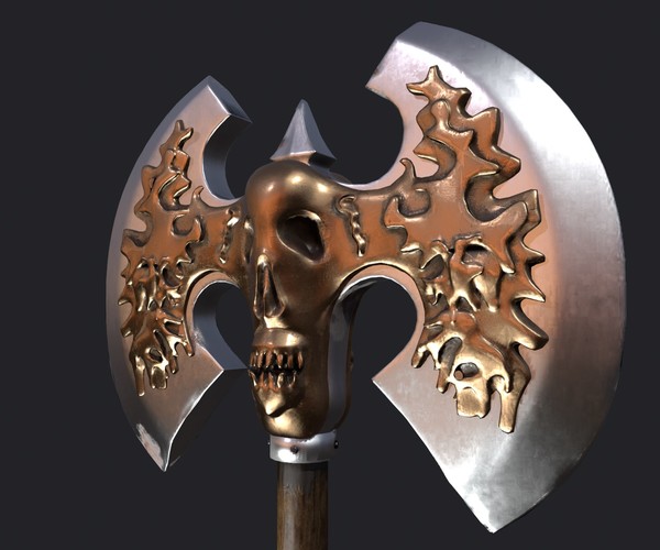 ArtStation - Ancient battle axe | Game Assets