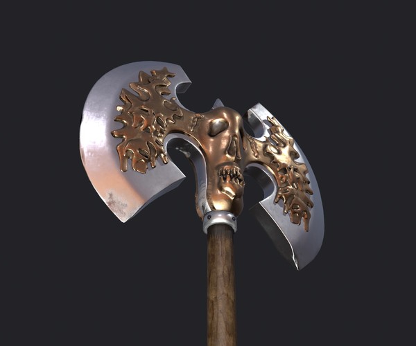 ArtStation - Ancient battle axe | Game Assets