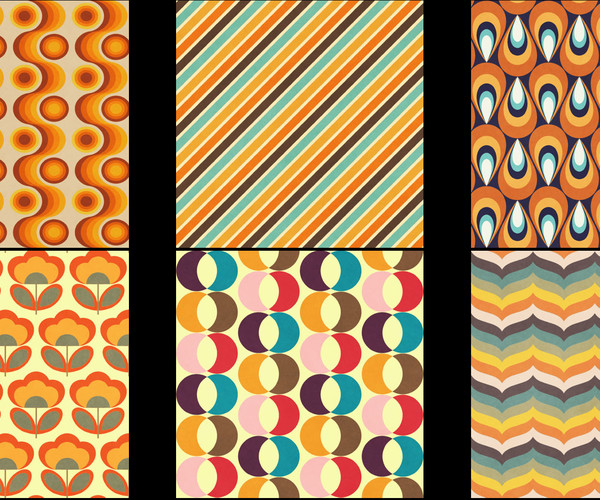 ArtStation - Substance - Retro Wallpaper | Resources