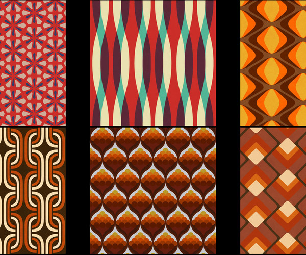 ArtStation - Substance - Retro Wallpaper | Resources