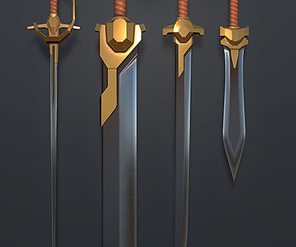 ArtStation - SciFantasy Sword Pack 1 | Game Assets