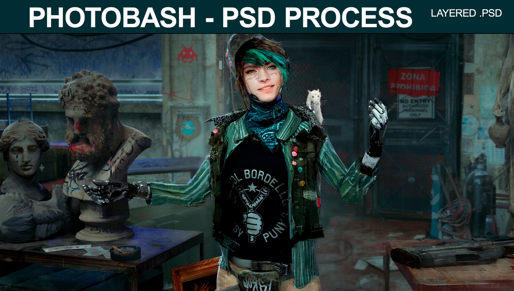 ArtStation - Photobash Keyframes PSD file | Tutorials