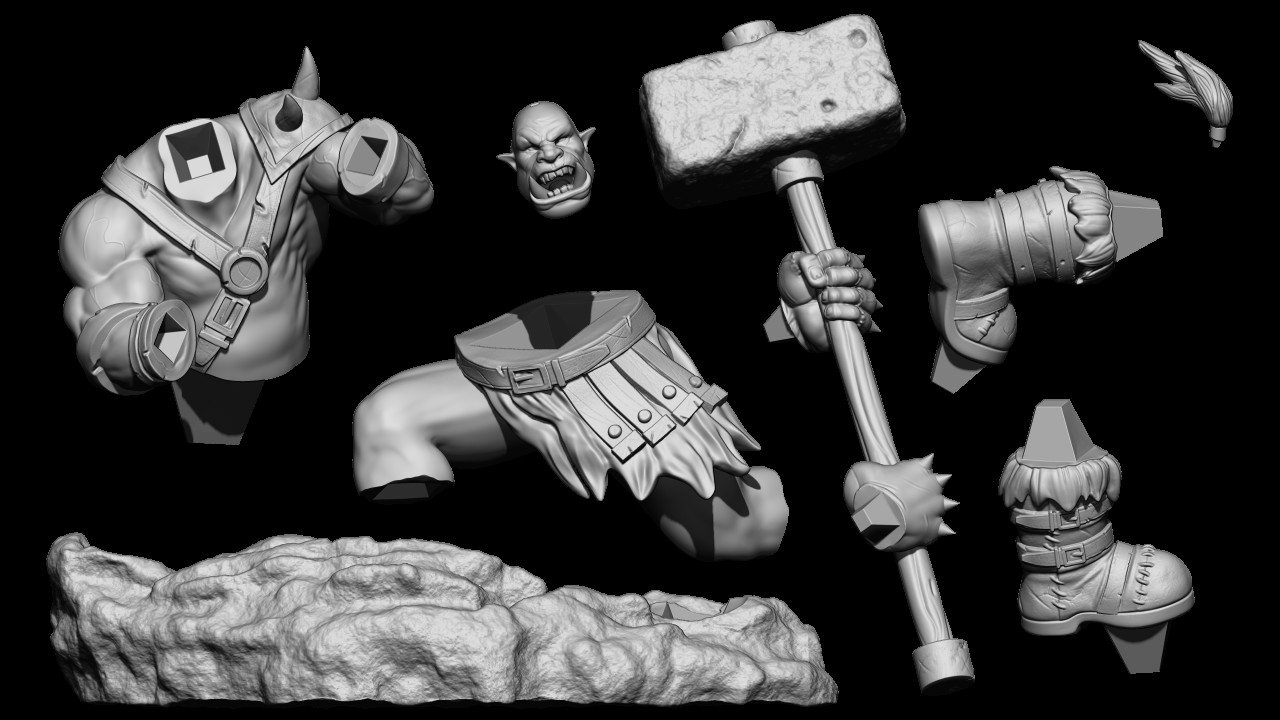 ArtStation - Term 1 - Ugruha Ogres pack 1 | Resources