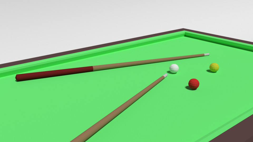 ArtStation - Low Poly Cartoon Carom Billiard Pool | Resources
