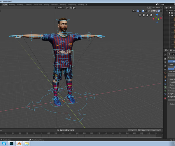 ArtStation - Lionel Messi | Game Assets